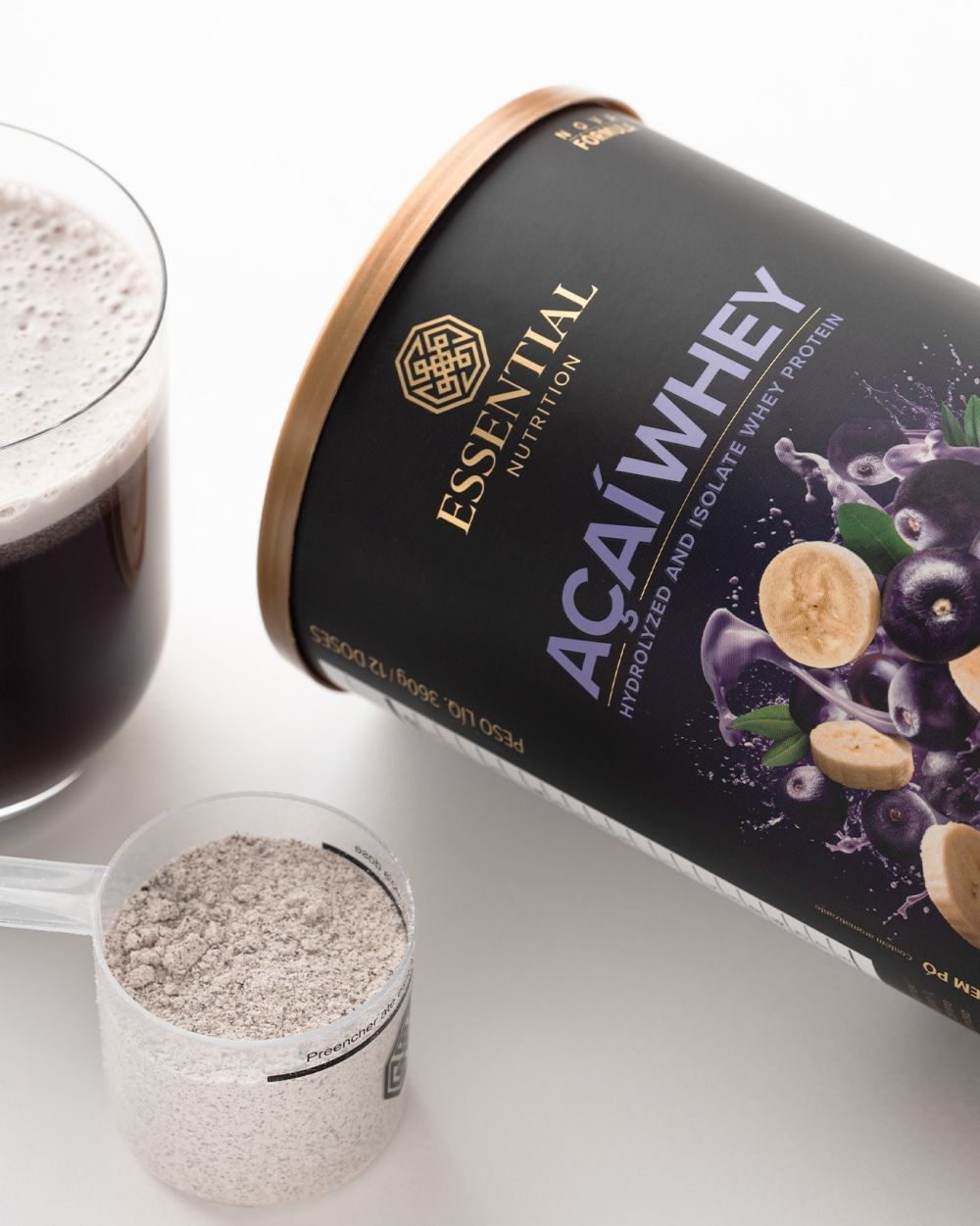Açaí Whey - A combinação de Whey Protein com Açaí e Banana