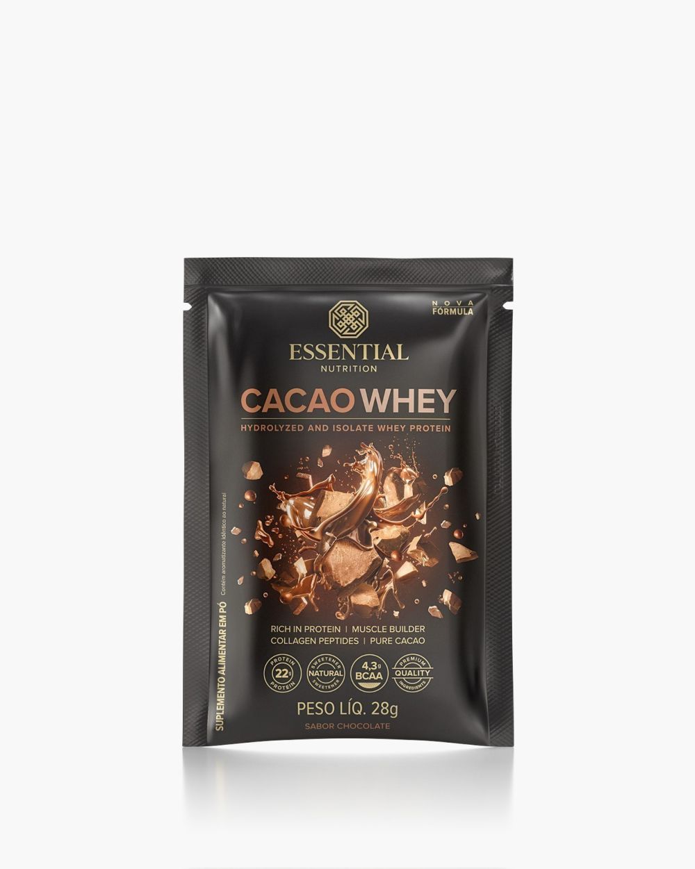 Cacao Whey Sachê - O mais puro Whey Protein com Cacau