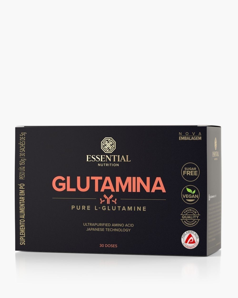 Glutamina em pó - Caixa | Essential Nutrition