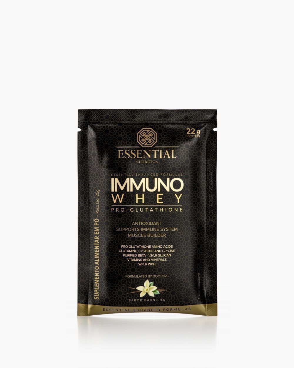 Immuno Whey Baunilha Box + Cisteína, Glutamina e Glicina