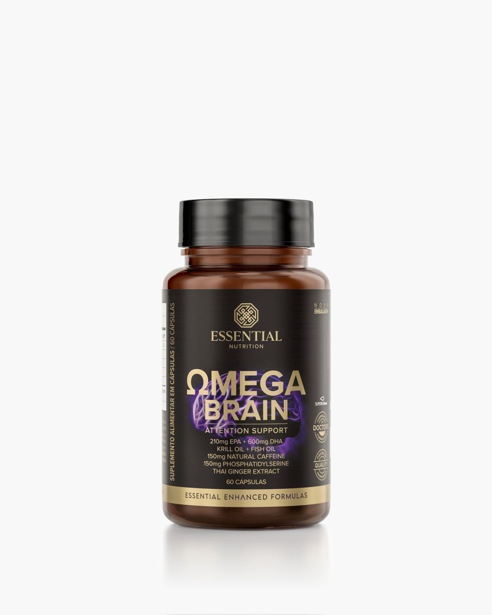 Omega Brain - Ômega-3 + Cafeína + Fosfatidilserina