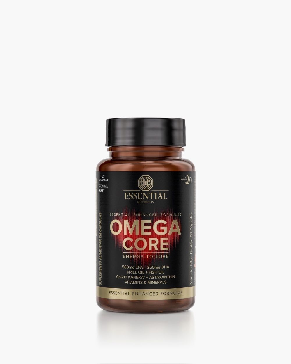 Omega Core - Ômega-3 + Astaxantina + CoQ10 | Essential