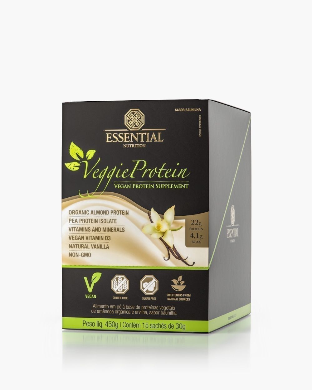 Veggie Protein Vanilla Box - Proteína vegana sabor baunilha